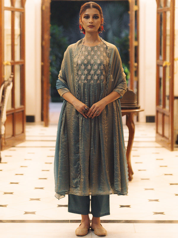 Buy Women's Embroidered Kurta Set with Dupatta Online in India | Anayna